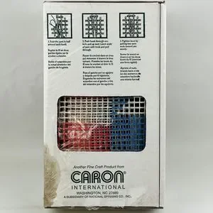 Caron | Office | Wonderart Caron 470 Patriot Latch Hook Kit 2x12 Red ...